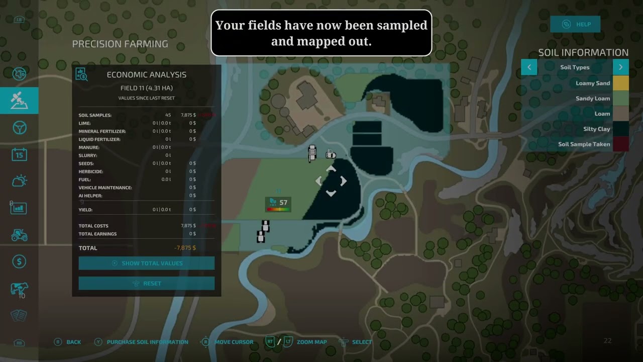How to Buy Soil Sample Maps | Farming Simulator 22 | Precision Farming ...