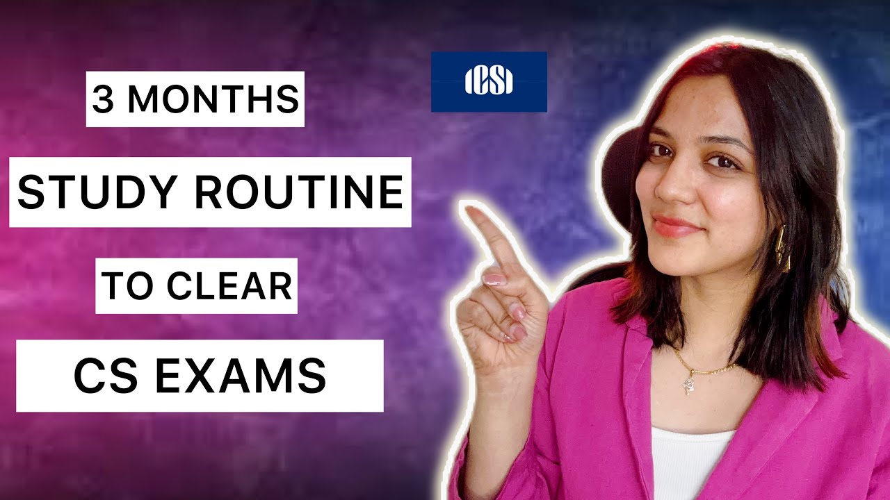 3 MONTHS STUDY ROUTINE to clear CS JUNE 2024 attempt | How to Plan ...