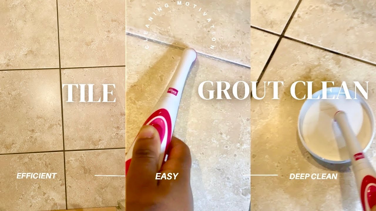 HOW TO CLEAN TILE GROUT | FLOOR GROUT CLEANING | DIRTY GROUT WHITENED ...