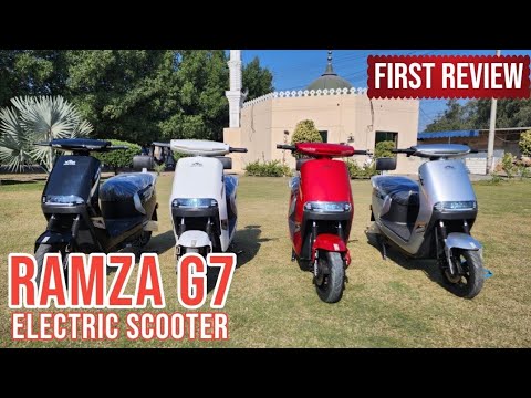 Ramza G7 Electric Scooter First Review - YouTube