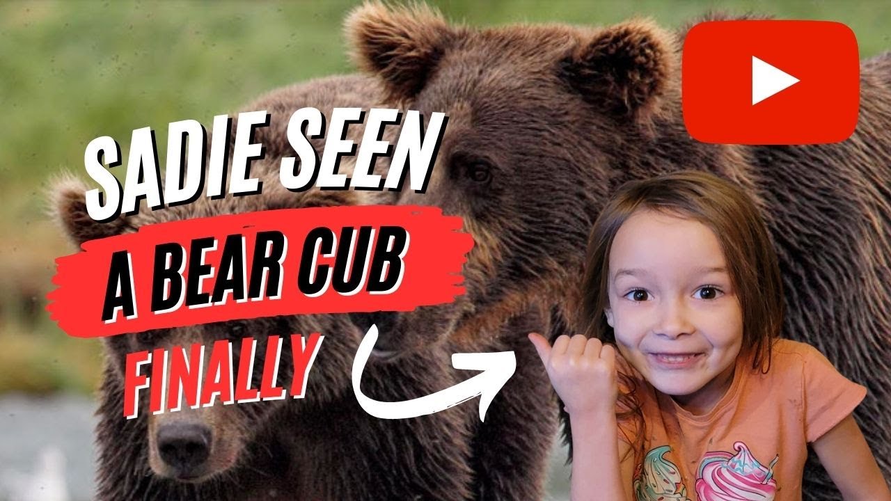 Sadie finally got to see a bear cub in person🥰😍 - YouTube