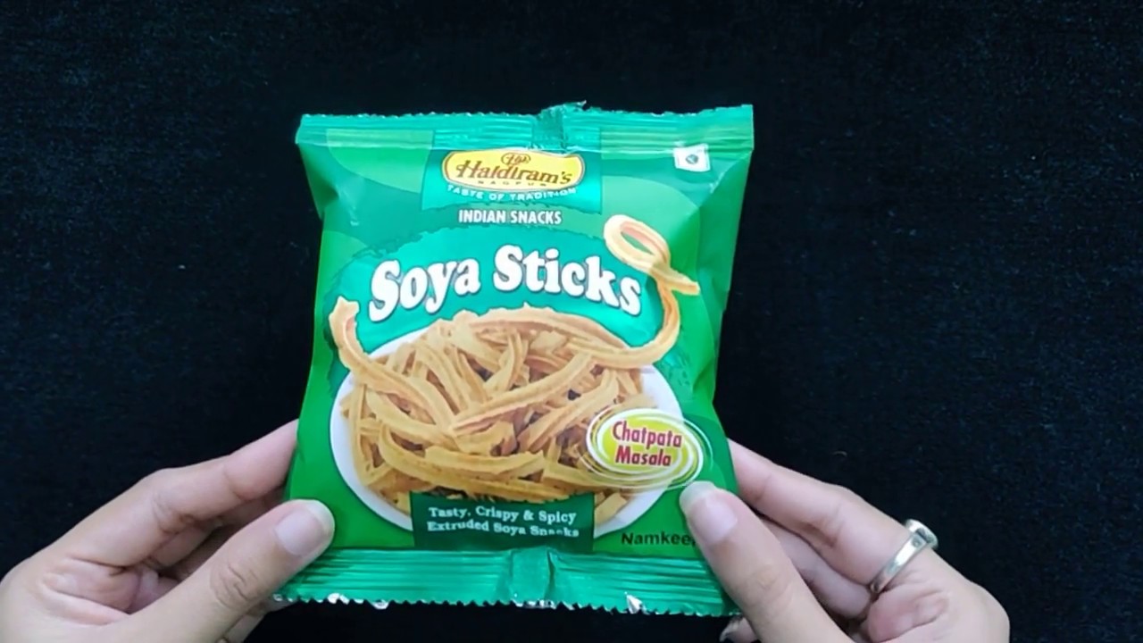 tasty crunchy soya sticks||chatpata masale dar haldiram soya sticks ...