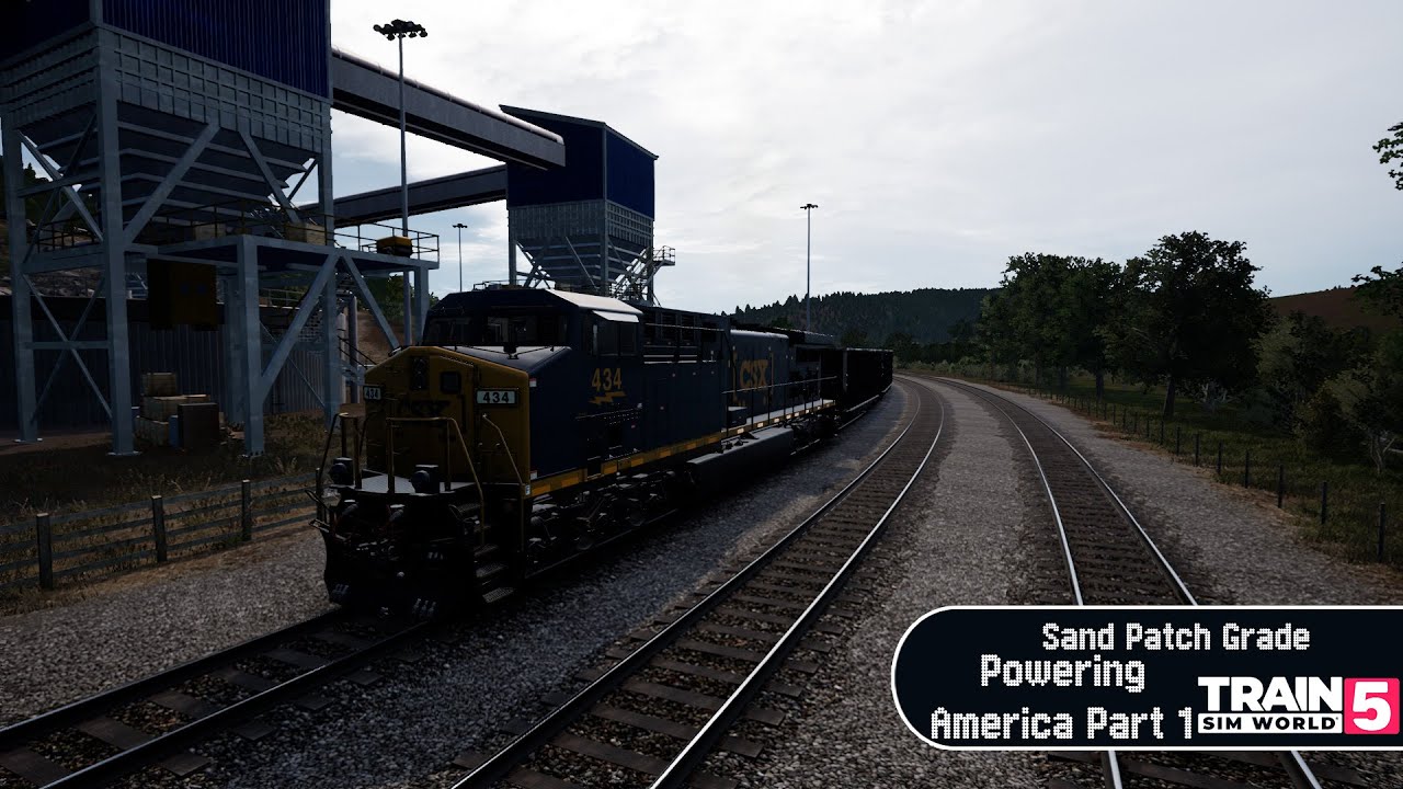 Train Sim World 5 - Sand Patch Grade - Powering America Part 1 - YouTube
