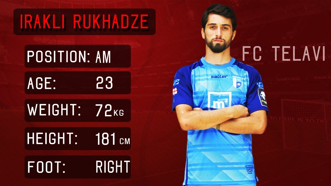 Irakli Rukhadze - Skills & Goals | FC Telavi | 2019 HD - YouTube