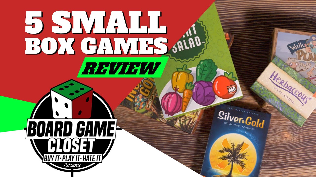 Five More Small Box Games - YouTube