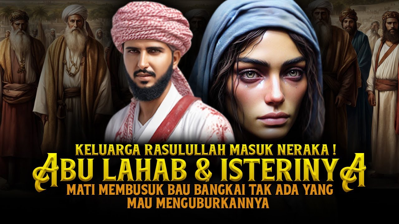 Keluarga Nabi Masuk Neraka ! Kisah Lengkap Abu Lahab dan Isterinya Mati Bau Bangkai dan Tak ...