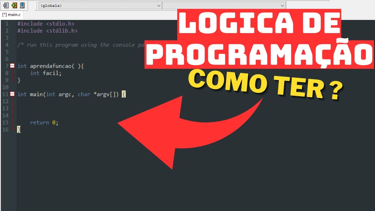 COMO TER A LÓGICA DE PROGRAMAÇÃO - PROGRAMAÇÃO PARA INICIANTE - YouTube