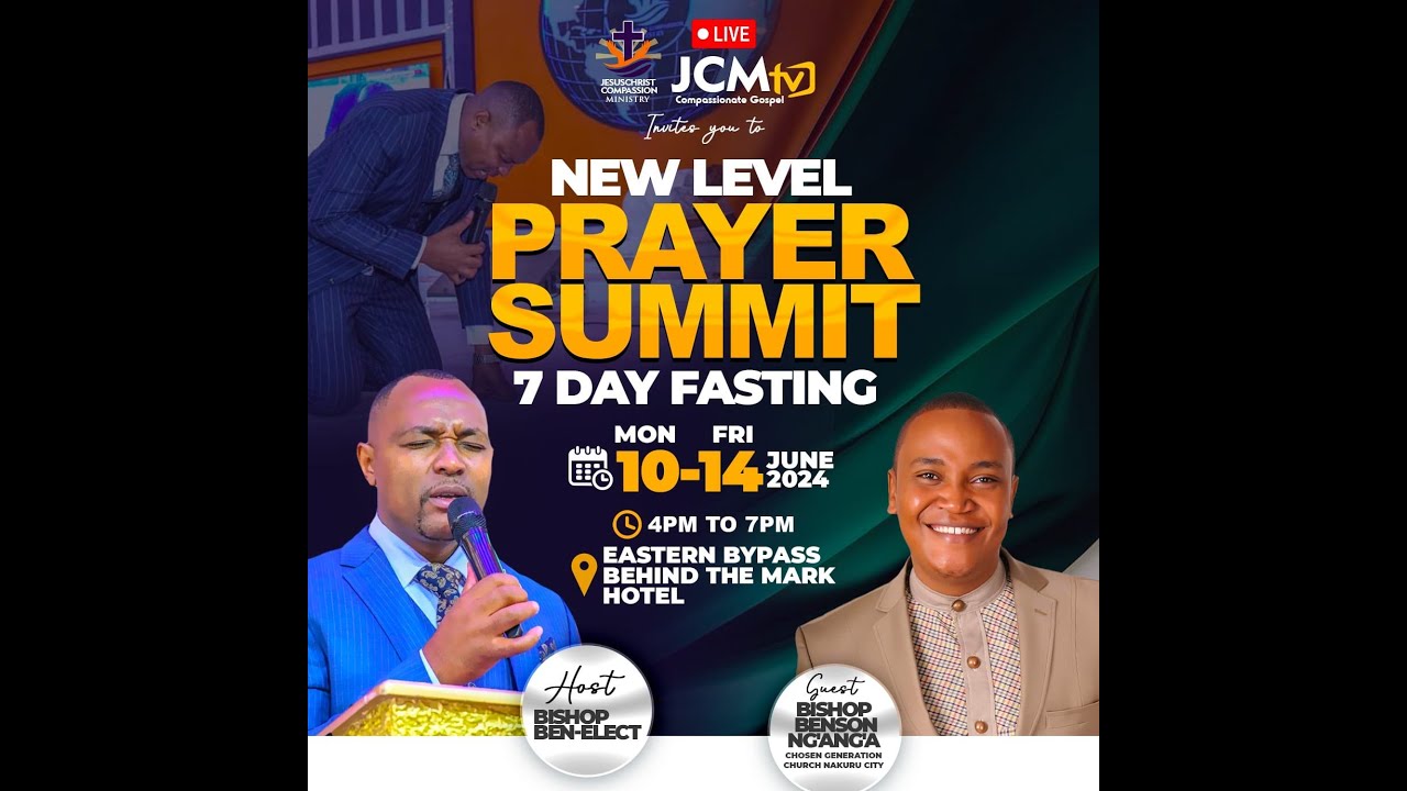 JCM 7 DAYS NEW LEVELS PRAYER SUMMIT THEME: JESUS TAUGHT ME HOW TO PRAY ...