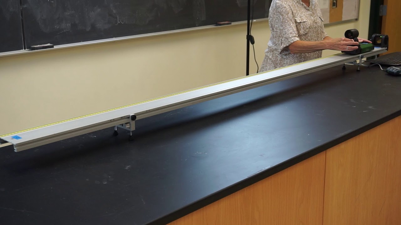 Cart Physics with Motion Graph (NSF Grant September Filming) - YouTube