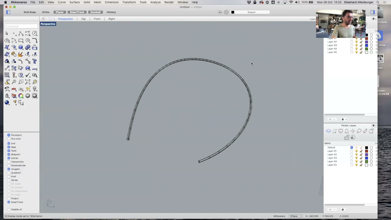 extrusions in rhino HD 720p - YouTube