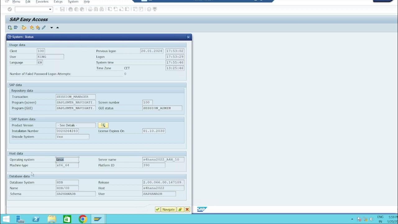 How to find SAP version - YouTube
