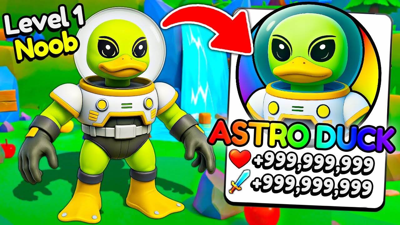 Starting over as NOOB with ASTRO DUCK in Duck Evolution! - YouTube