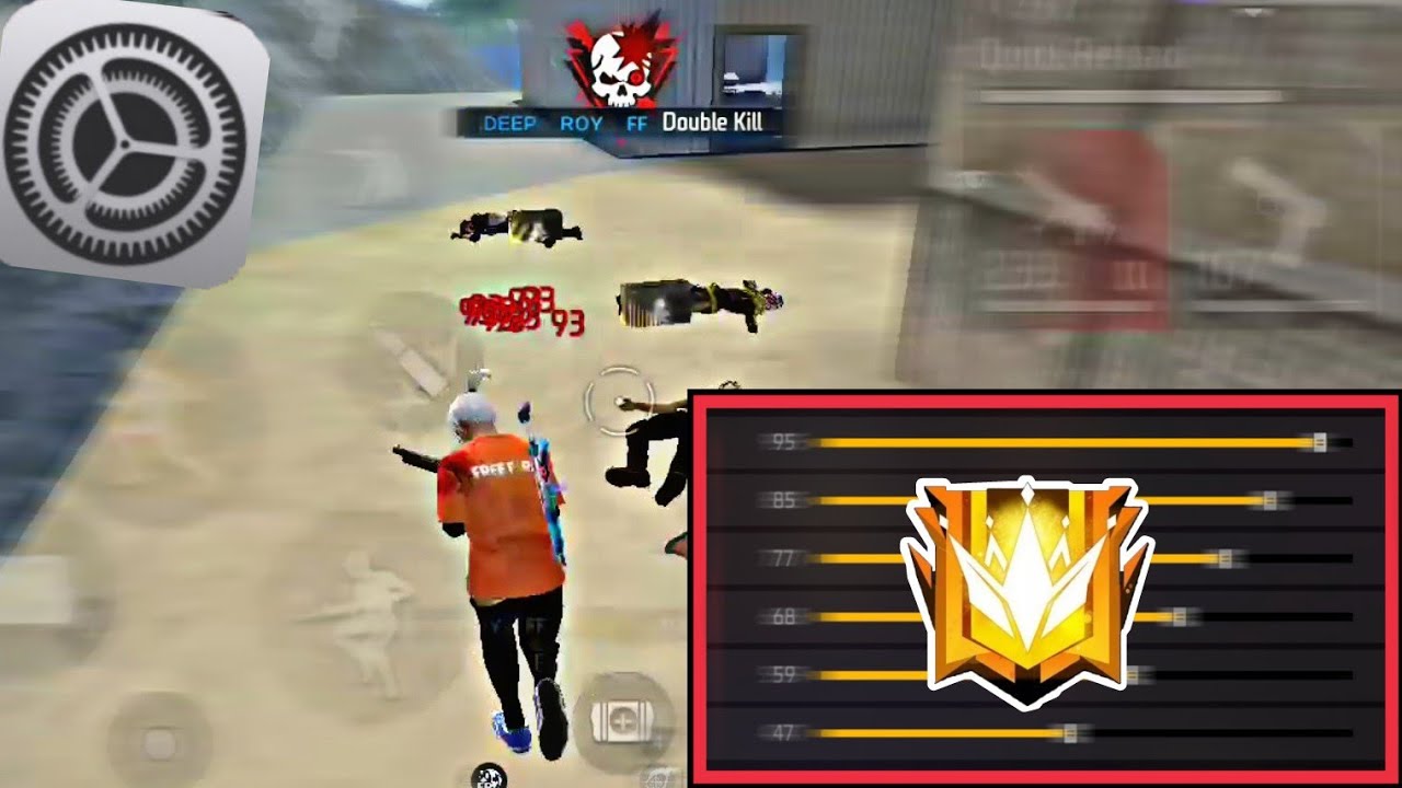 FREE FIRE HEADSHOT SETTING 2023 🔥😈 | BEST SENSITIVITY SETTINGS ⚙️| NEW ...