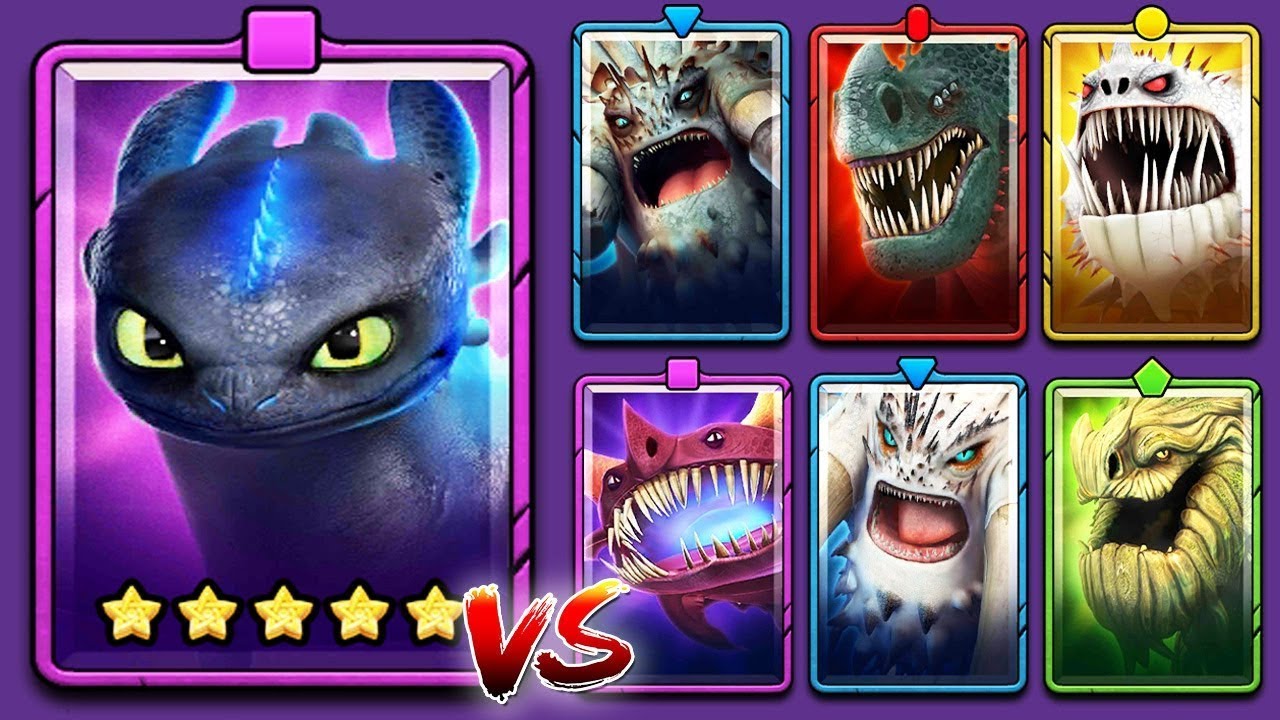 TOOTHLESS Vs ALL 6 LEGENDARY DRAGONS - Dragons: Titan Uprising - YouTube