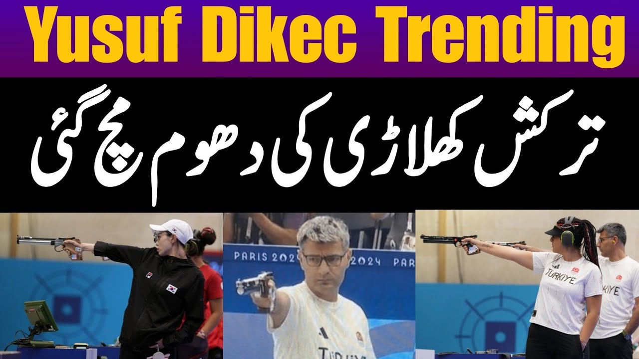 Turkish Sharpshooter Yusuf Dikec wins sliver medal at Paris Olympics ...