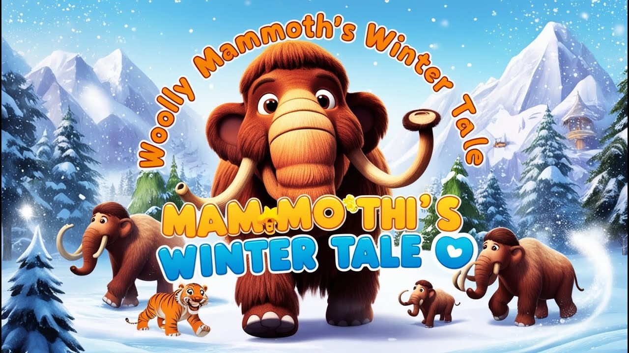 Woolly Mammoth's Winter Tale ️ | Fun Prehistoric Adventure Song for ...