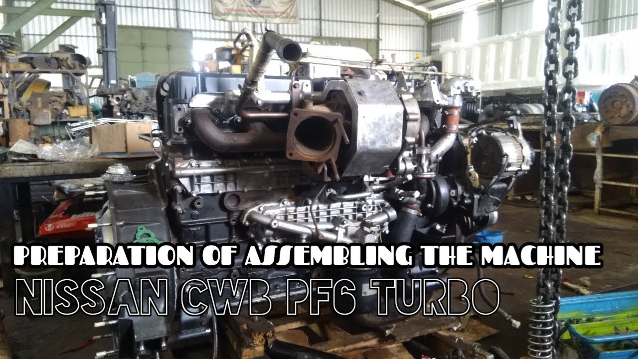 PREPARE & ASSEMBLING ENGINE CWB PF6-TURBO - YouTube