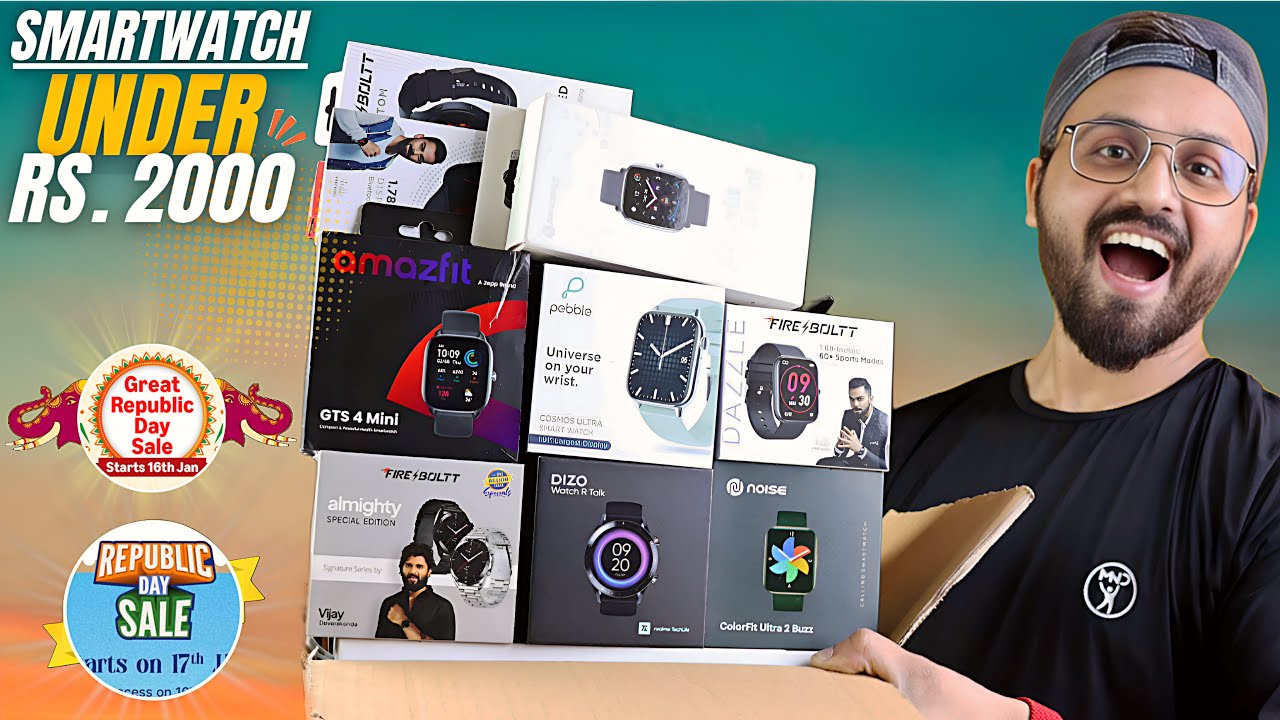 Sale Alert⚡️Top 5 Best Smartwatch Under 2000 On Flipkart/Amazon ...