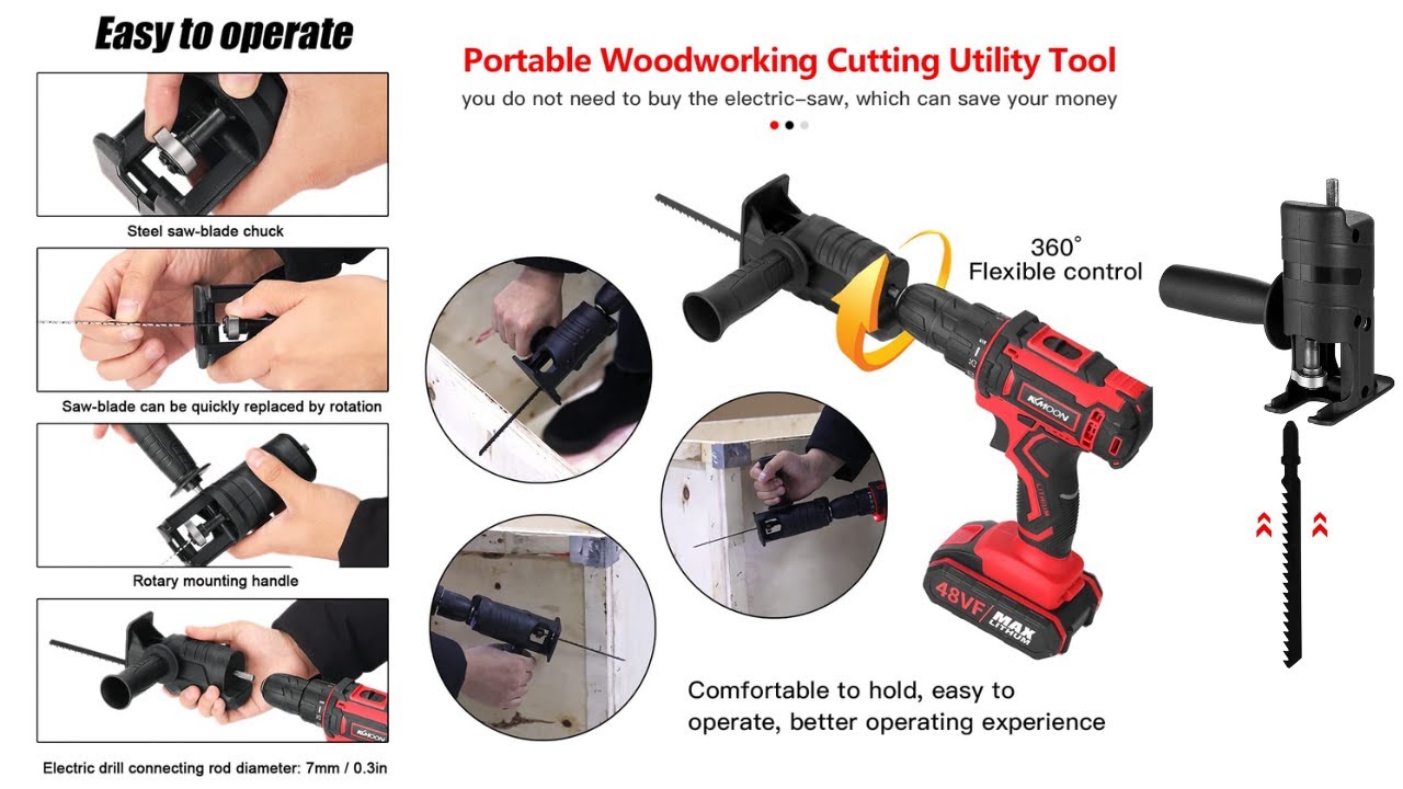 Jigsaw Saw Attachment Kit That Will Change Your DIY Game | Drill to ...