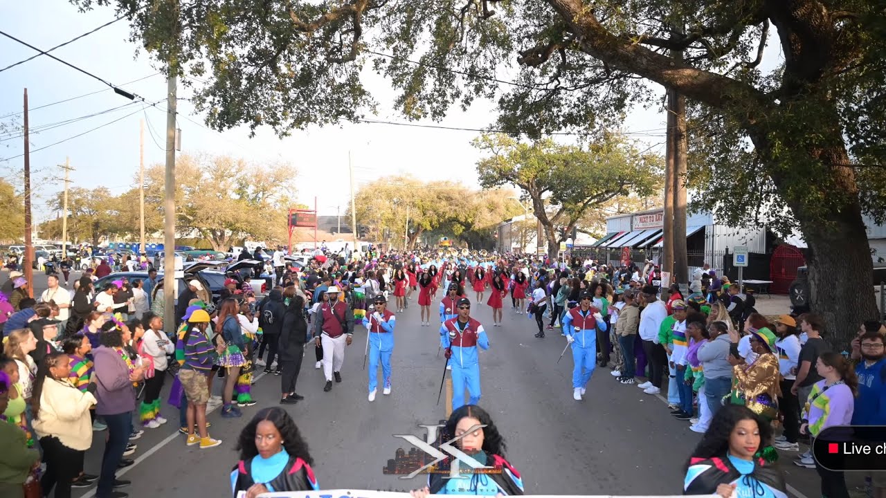 Craigmont High University "Tsunami of Sound" Marching in the 2025 Krewe ...