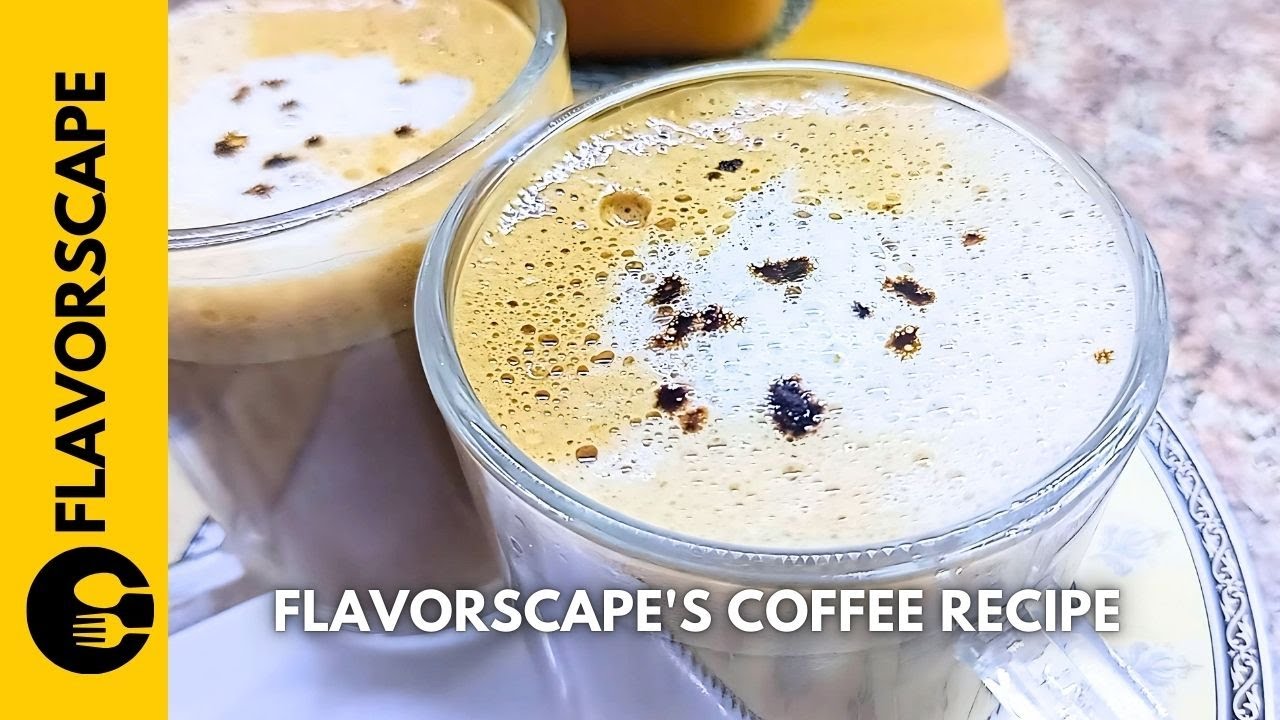 Flavorscape's Coffee Recipe: Easy Restaurant-Style Cappuccino - YouTube