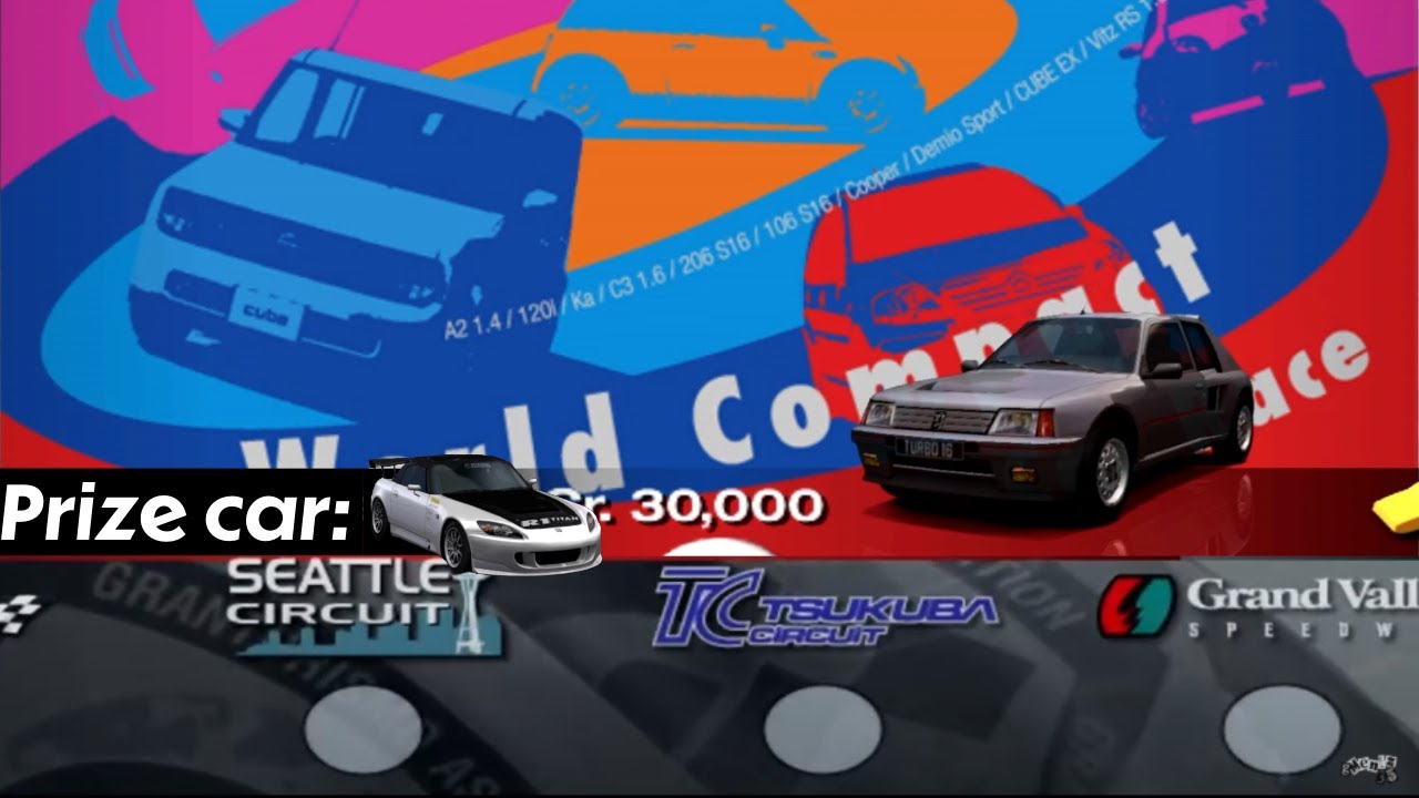 WORLD COMPACT CAR RACE (Professional Events) | Gran Turismo 4: Spec-II ...