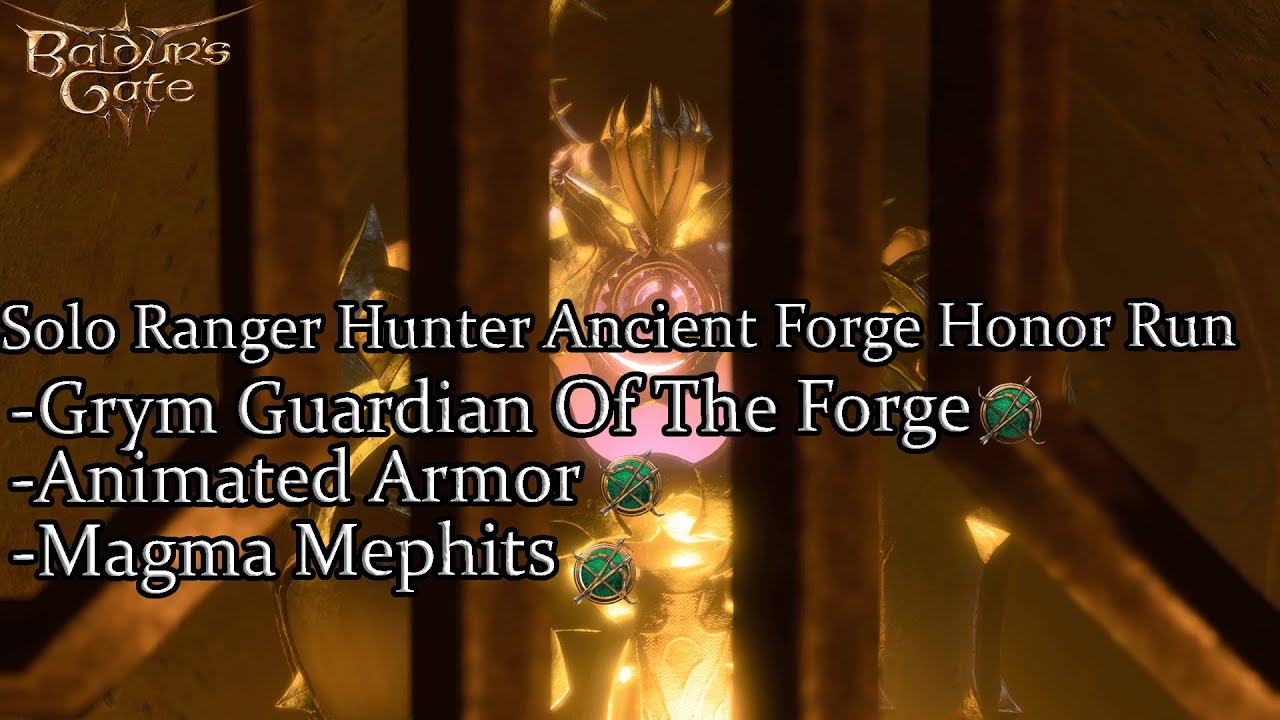 Solo Hunter Ranger Grym Forge Animated Armor Mephits And Grym Honor Run ...