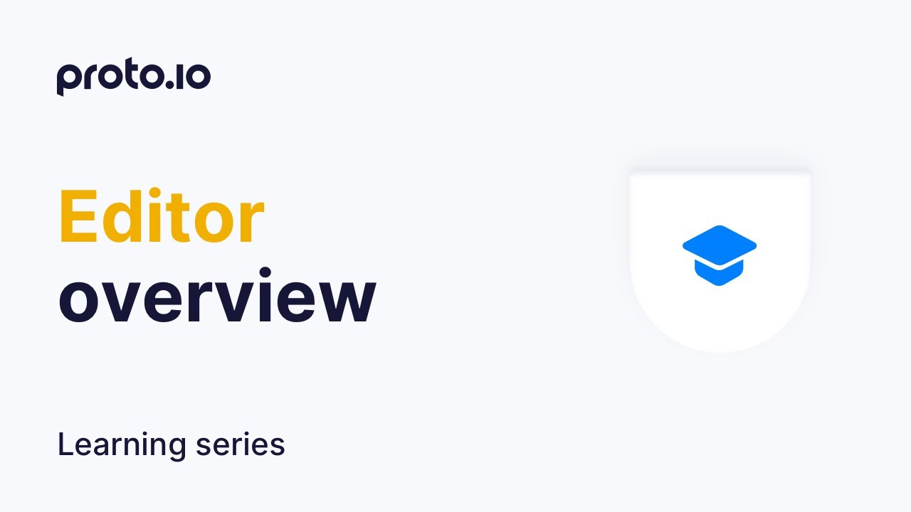 Proto.io - Editor overview - YouTube