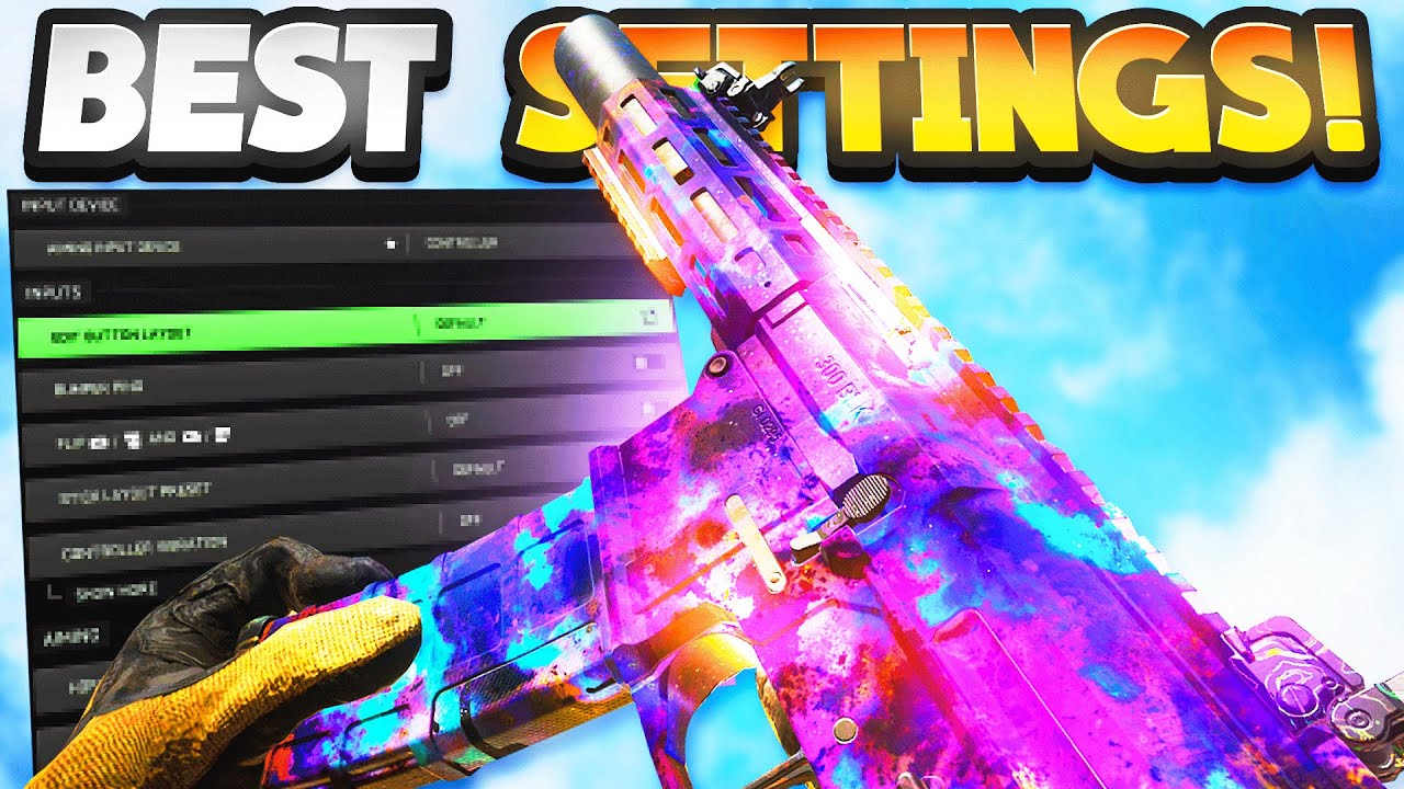 my *NEW* CONTROLLER SETTINGS in MODERN WARFARE 2! 😈 (Best Settings ...