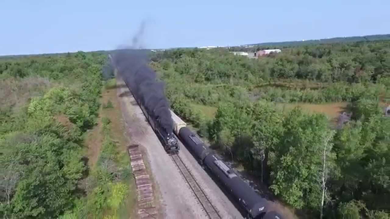 Nickel Plate Road 765 Aerial Drone Footage - NKP 765 - YouTube