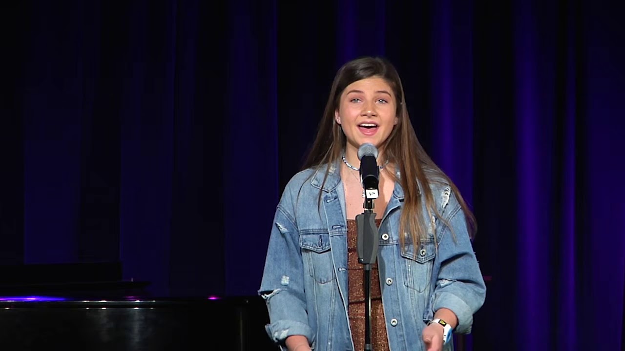 Elliott Lentz singing , One Perfect Moment- Bring It On at Laurie ...