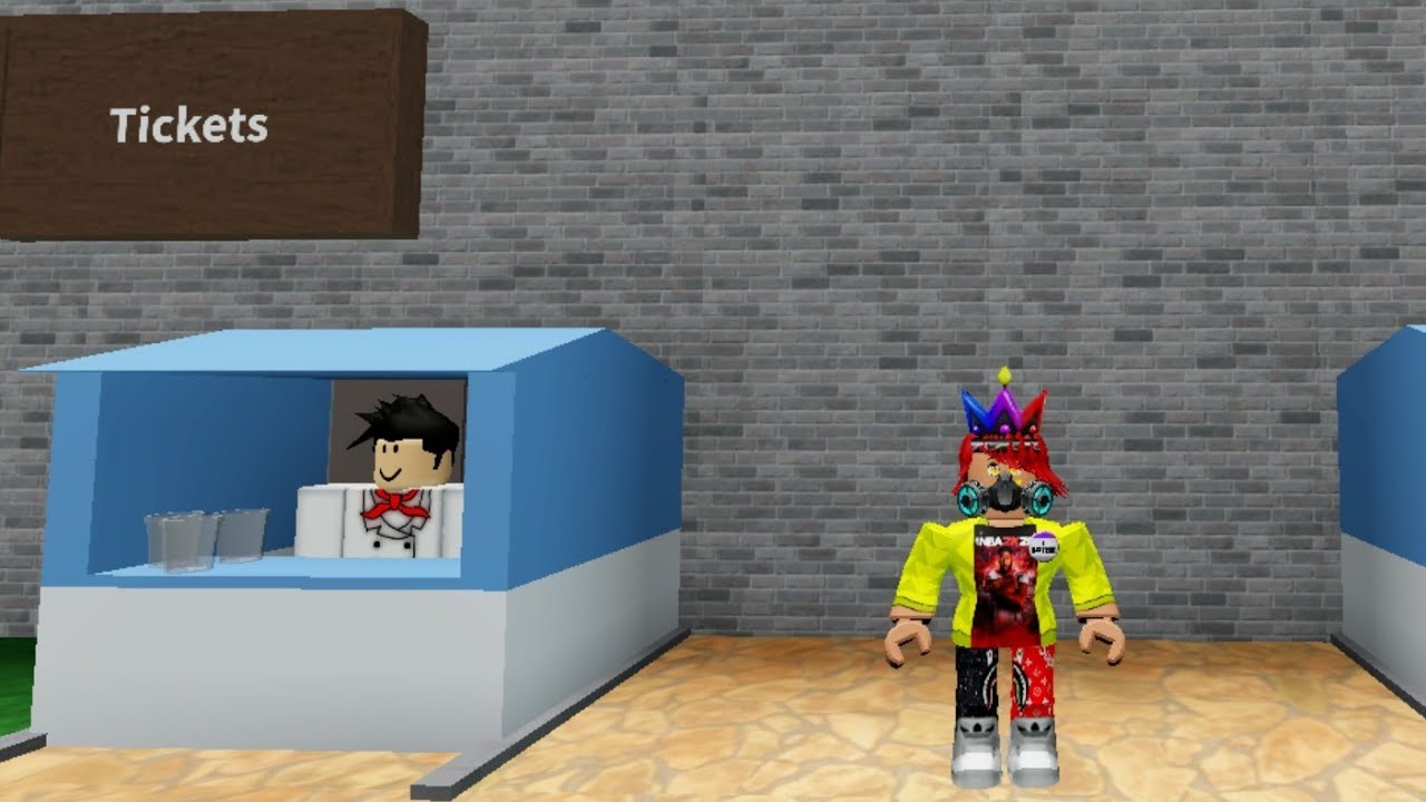 how to make a ticket booth in THEME Park tycoon 2 - YouTube