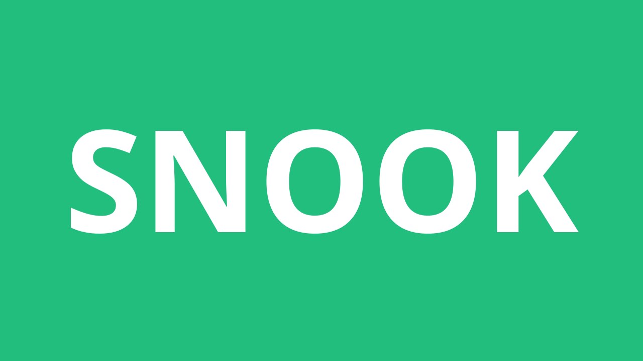 How To Pronounce Snook - Pronunciation Academy - YouTube