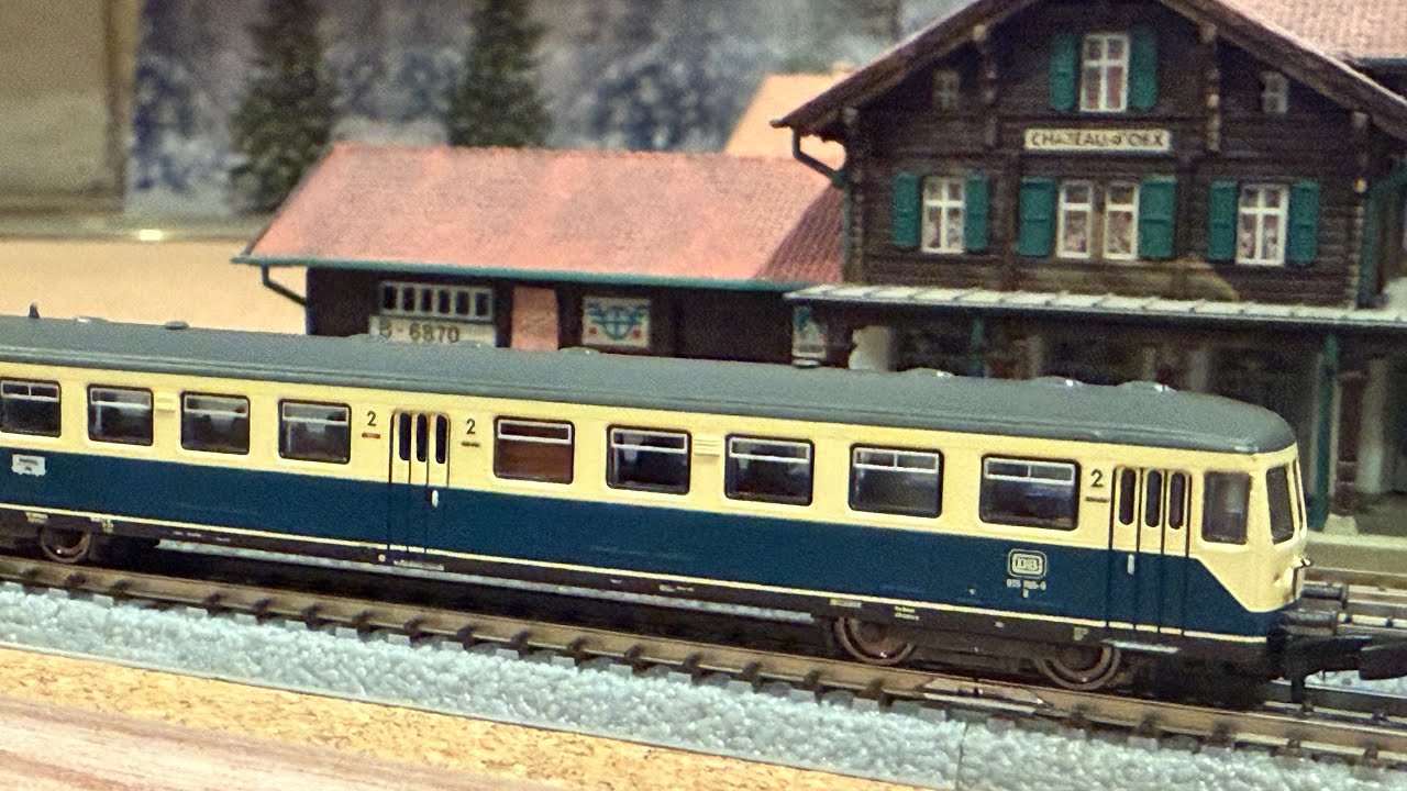 Marklin 88251 cl 515/815 Rail Car Passenger Set Test Run at z.scale ...