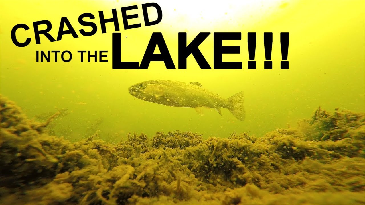 CRASHED INTO A LAKE FULL OF FISH - YouTube