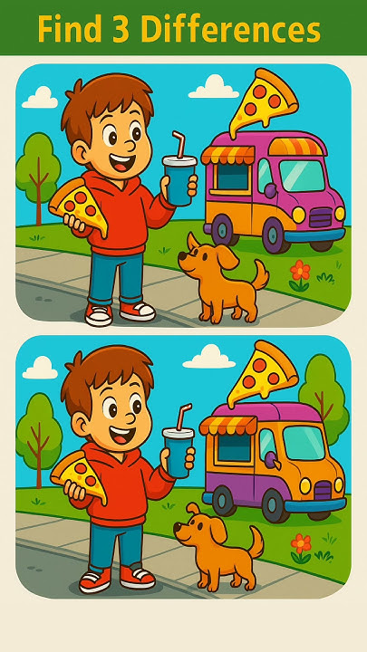 FIND 3 DIFFERENCES - YouTube