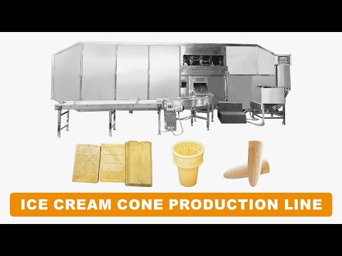 Automatic Monaka Wafers Production Line|Ice Cream Cone Production Line ...