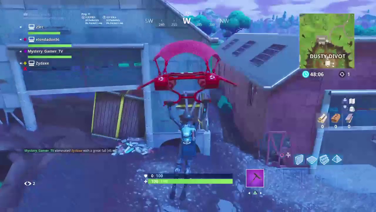 FORTNITE: worlds biggest upside down pyramid in fortnite history - YouTube