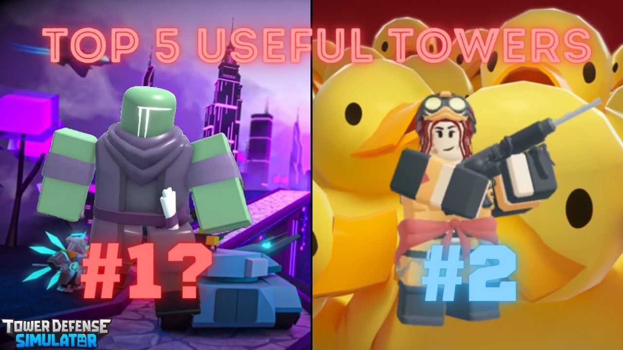 NEW TOP 5 *USEFUL* Towers in TDS - YouTube