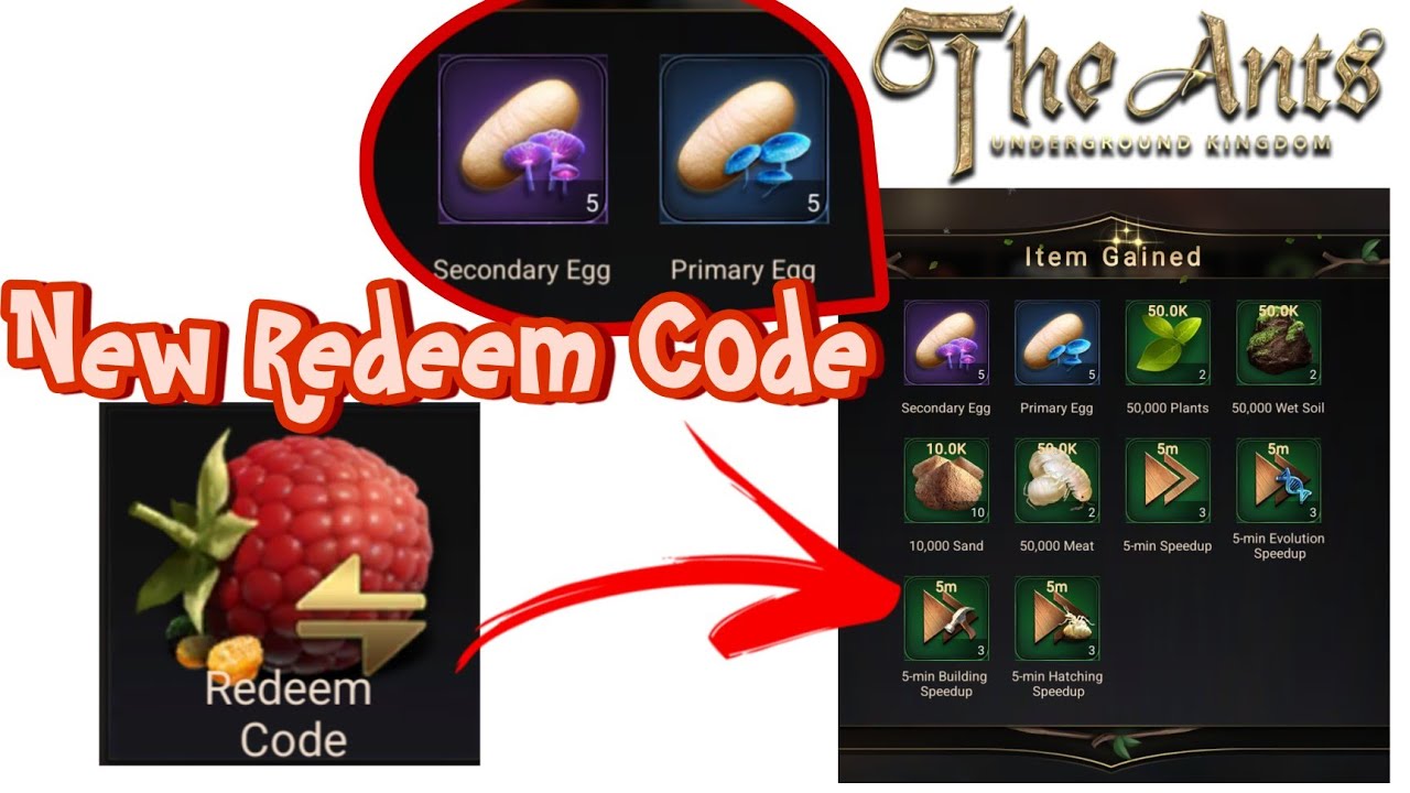 New Redeem Code for the Ants Underground Kingdom - YouTube