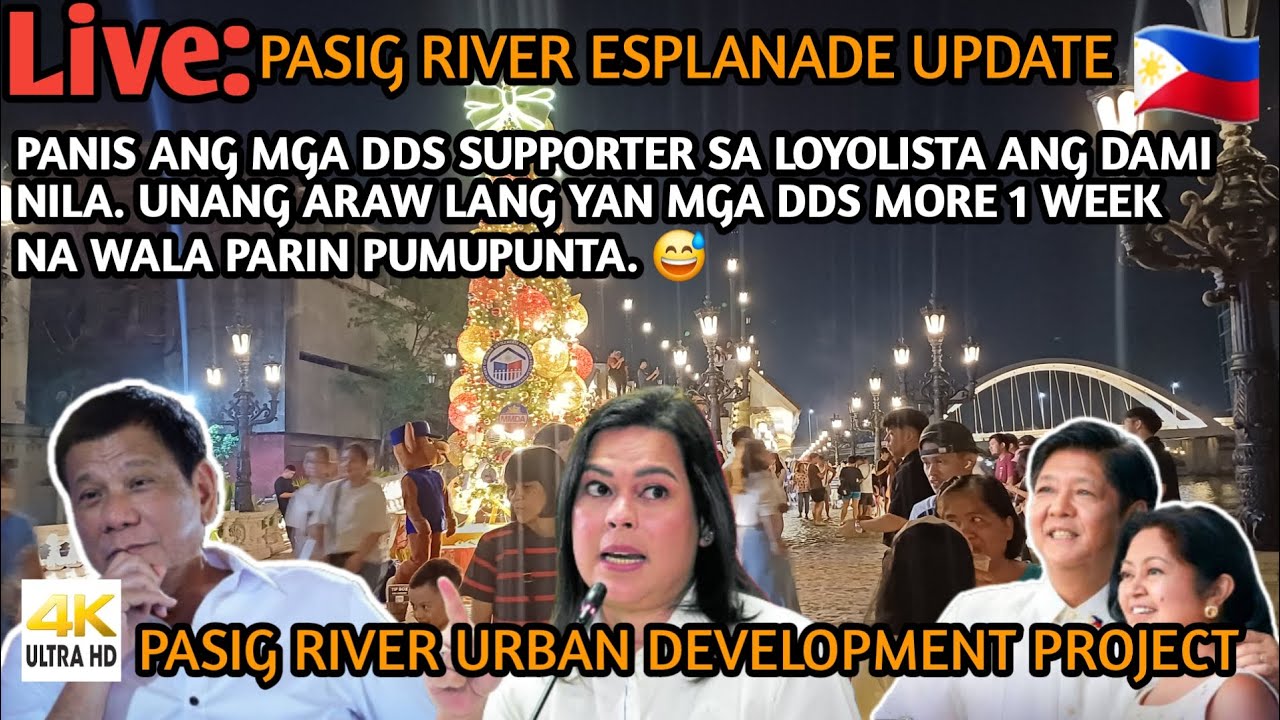PANIS ANG MGA DDS SUPPORTER SA LOYOLISTA ANG DAMI NILA 😅 | PASIG RIVER ...
