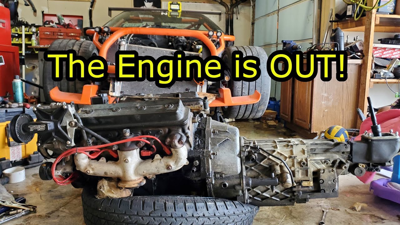 C4rtvette get it's 172,000 mile engine and transmission pulled out ...