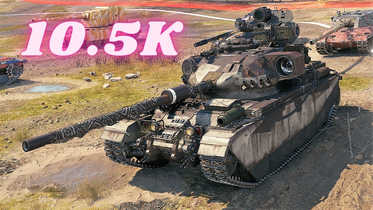Centurion AX 10.5K Damage 9 Kills World of Tanks Replays - YouTube