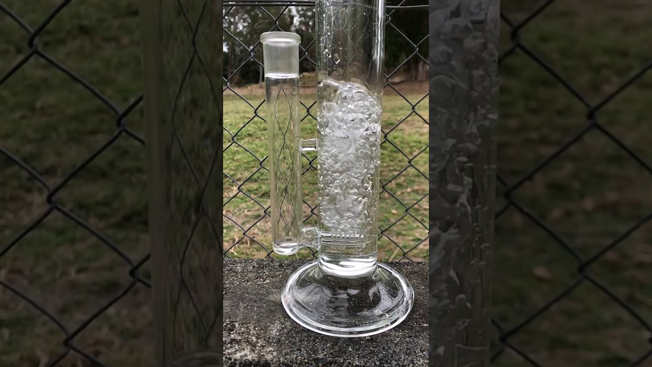 45cm inline bong function test - YouTube