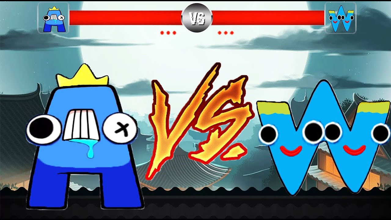 A vs W (Alphabet Lore VS Alphabet Lore) - YouTube