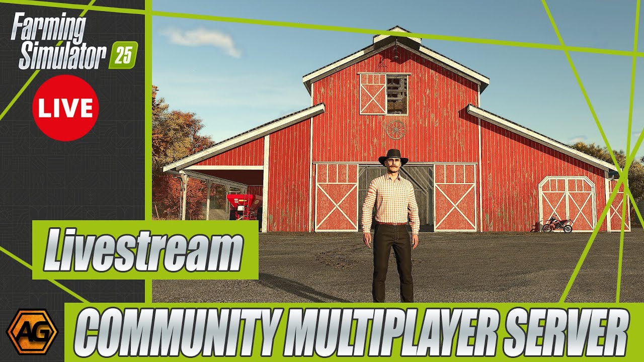 🔴LIVE 🔴 Community Multiplayer Servers - Farming Simulator 25 - YouTube