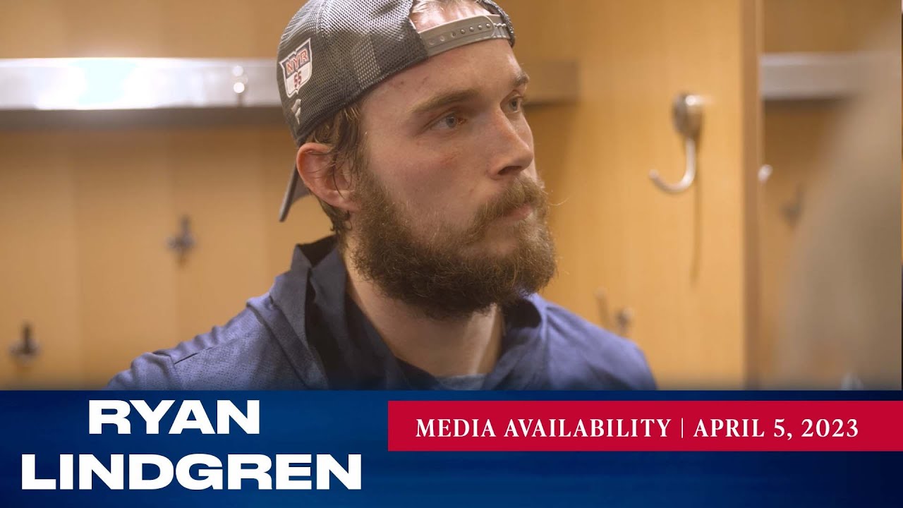 New York Rangers: Ryan Lindgren Postgame Media Availability | Apr. 5 ...