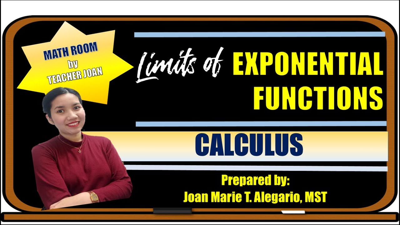 LIMITS OF EXPONENTIAL FUNCTIONS | Calculus - YouTube
