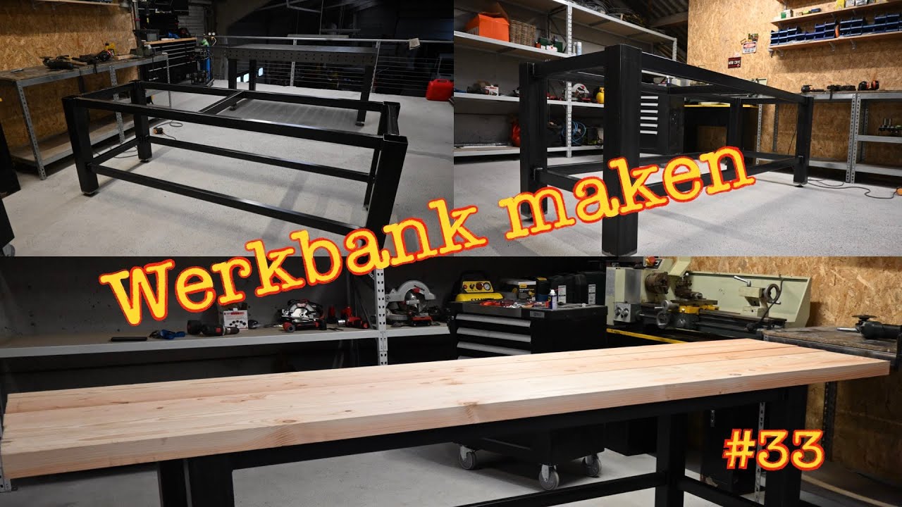 Een werkbank maken met staal hoe doe je dat? - YouTube