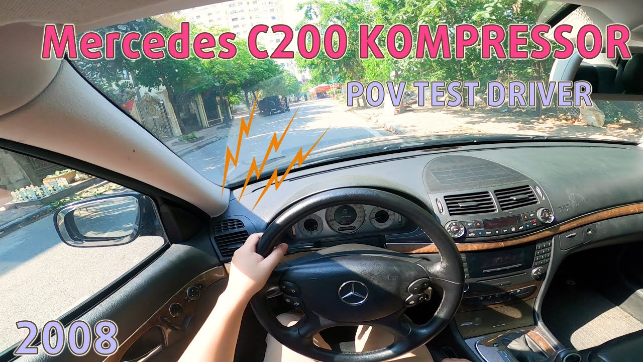 Mercedes C200 Kompressor 2008 | POV Test Driver MK - YouTube